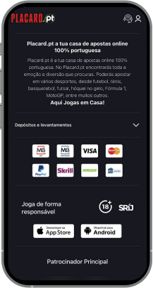 Placard App – Aplicativo Oficial de Apostas Online em Portugal